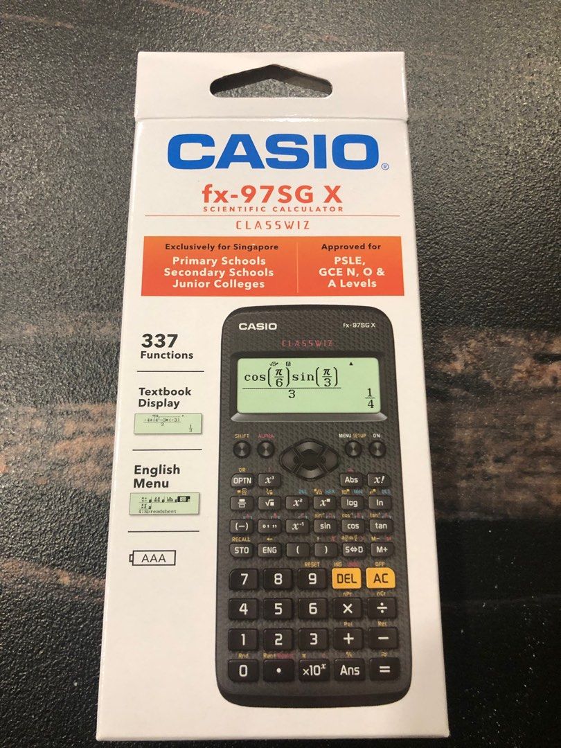 Casio Scientific Calculator FX-97SG X, Hobbies & Toys, Stationery ...