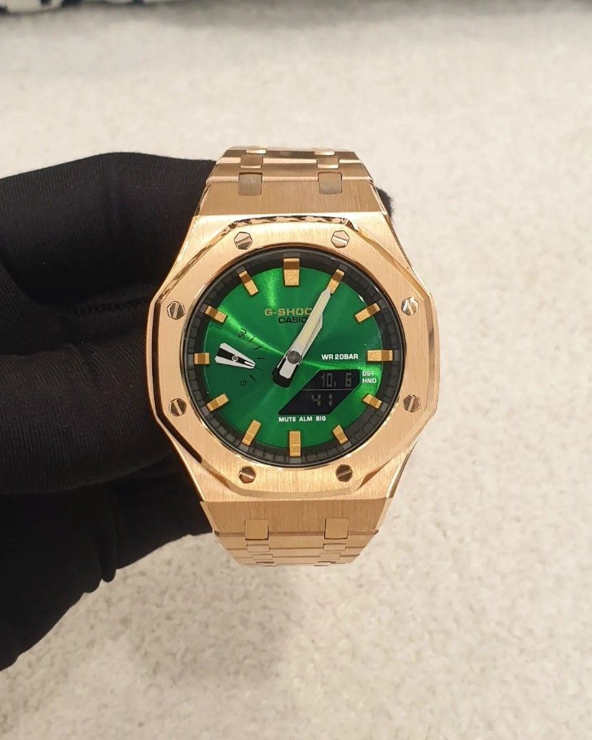 Casioak GA-2100 A.k.a Rose Gold Hulk, Men's Fashion, Watches ...