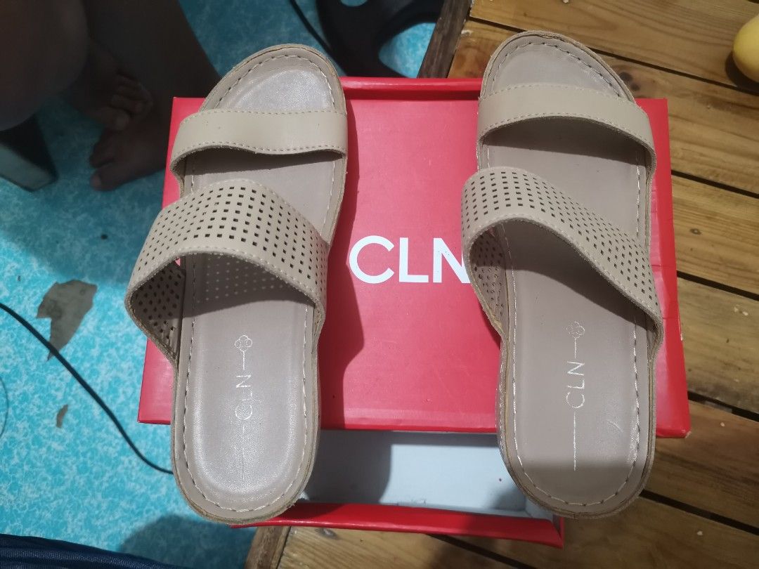 Celine sandals beige color, Women's Fashion, Footwear, Flats & Sandals on Carousell