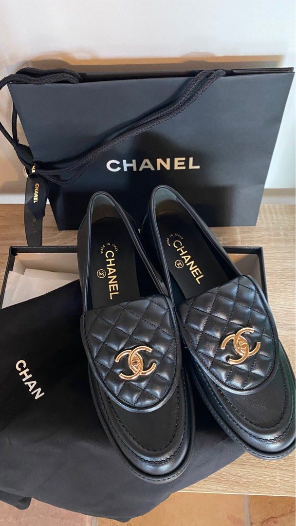 Chanel Loafers Shoes Size 41, Luxury, Sneakers & Footwear on Carousell