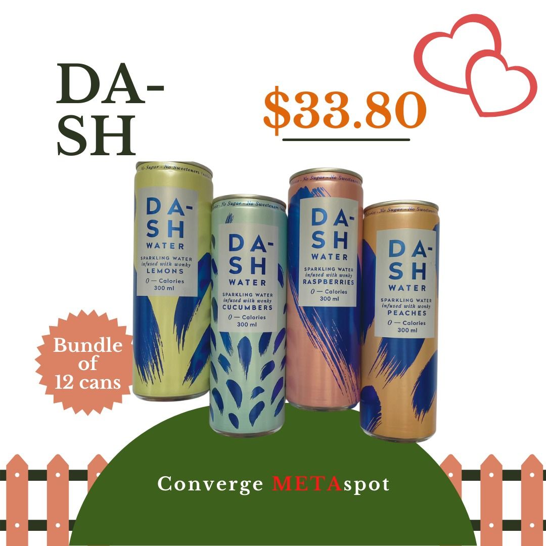 Clearance Sale - DASH Sparkling Water, Food & Drinks, Beverages on Carousell