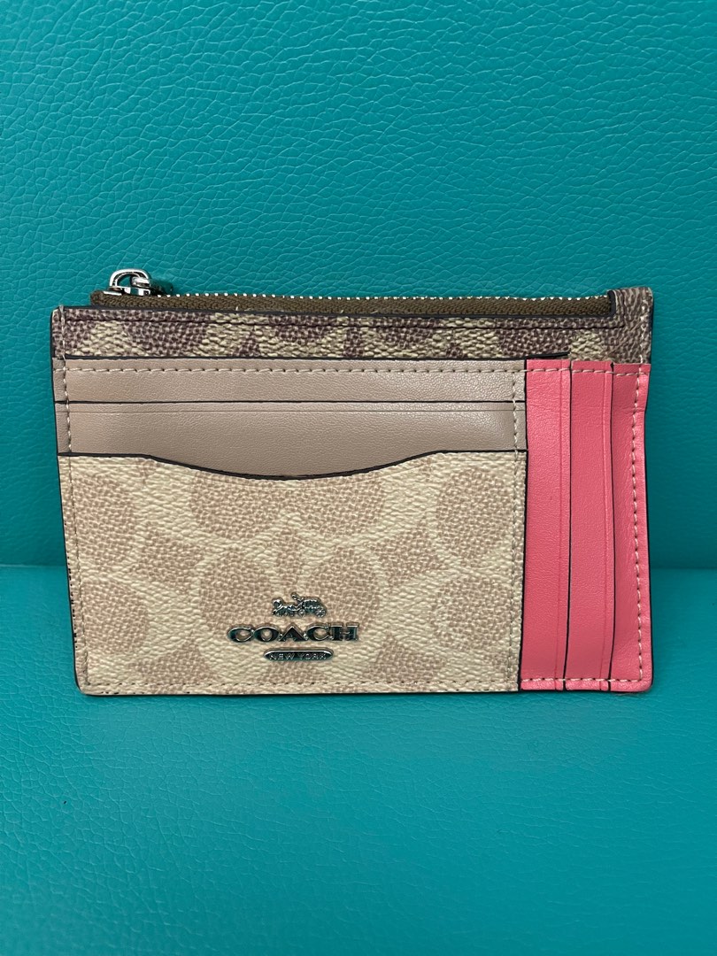 (現貨）Coach card holder, 女裝, 手袋及銀包, 銀包、卡片套 - Carousell