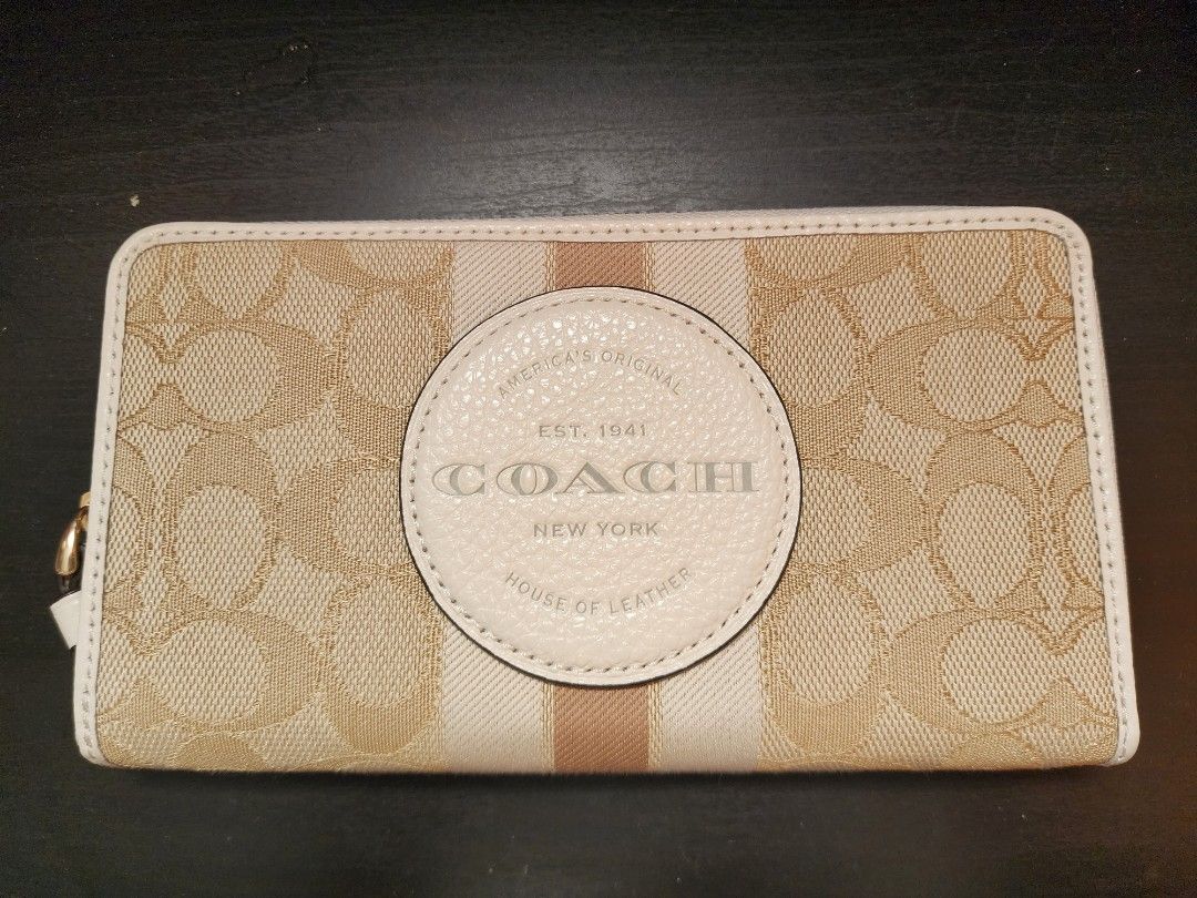 Coach Dempsey Large Phone Wallet In Signature Jacquard With Stripe And ...