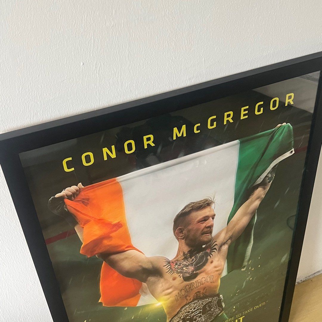 Conor McGregor UFC poster frame , Furniture & Home Living, Home Decor ...
