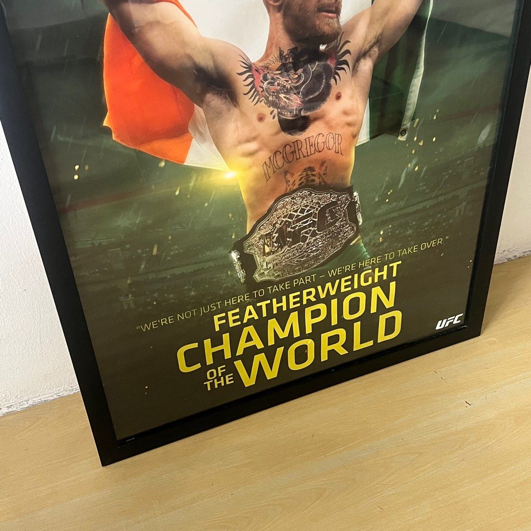 Conor McGregor UFC poster frame , Furniture & Home Living, Home Decor ...