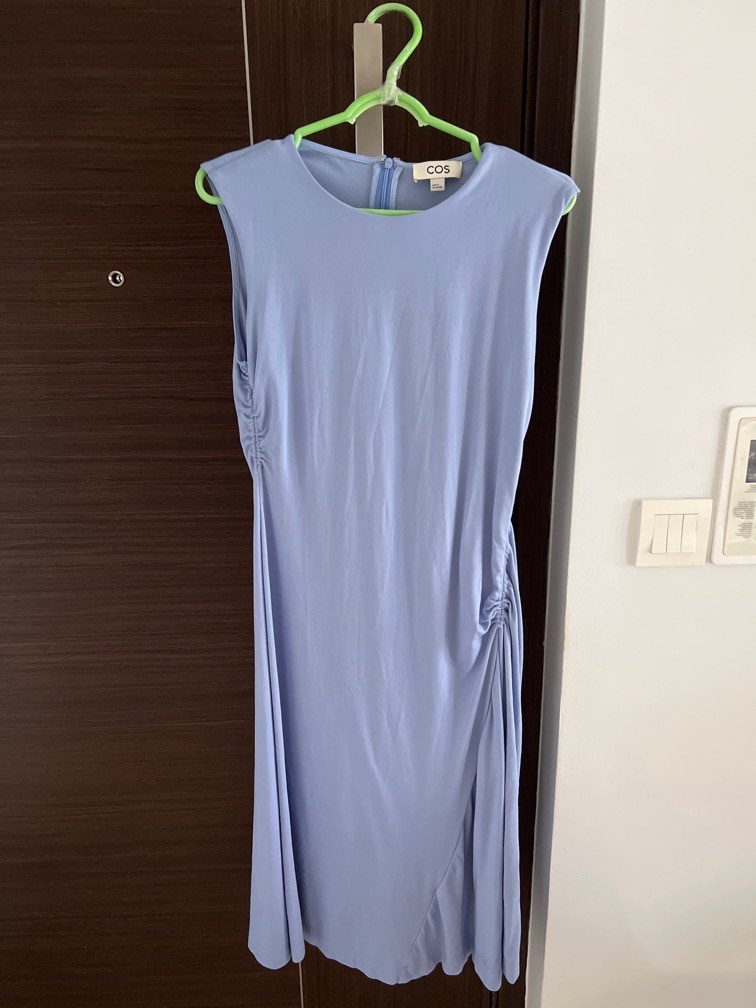Cos Blue Dress, Women's Fashion, Dresses & Sets, Dresses on Carousell