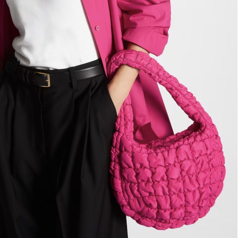 COS small quilted bag in hot pink, Women's Fashion, Bags & Wallets ...