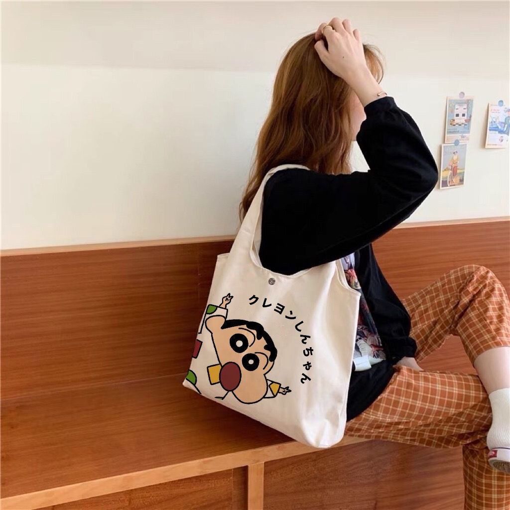 Crayon Shin Chan Tote Bag, Women's Fashion, Bags & Wallets, Tote Bags ...