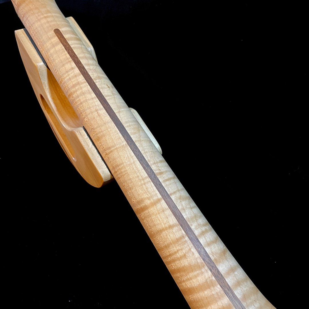 Custom built 1-piece swamp ash 52’ Telecaster with 3A Flame Maple Neck ...