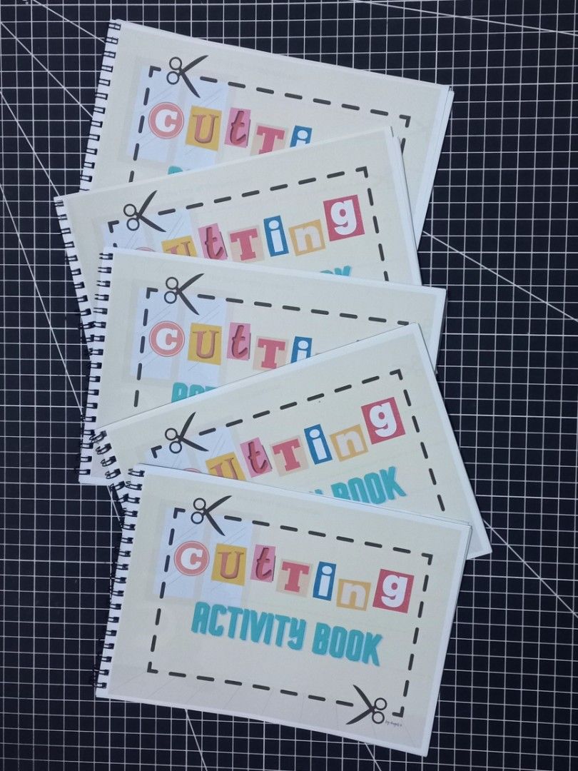 Cutting Activity Book, Hobbies & Toys, Books & Magazines, Children's ...