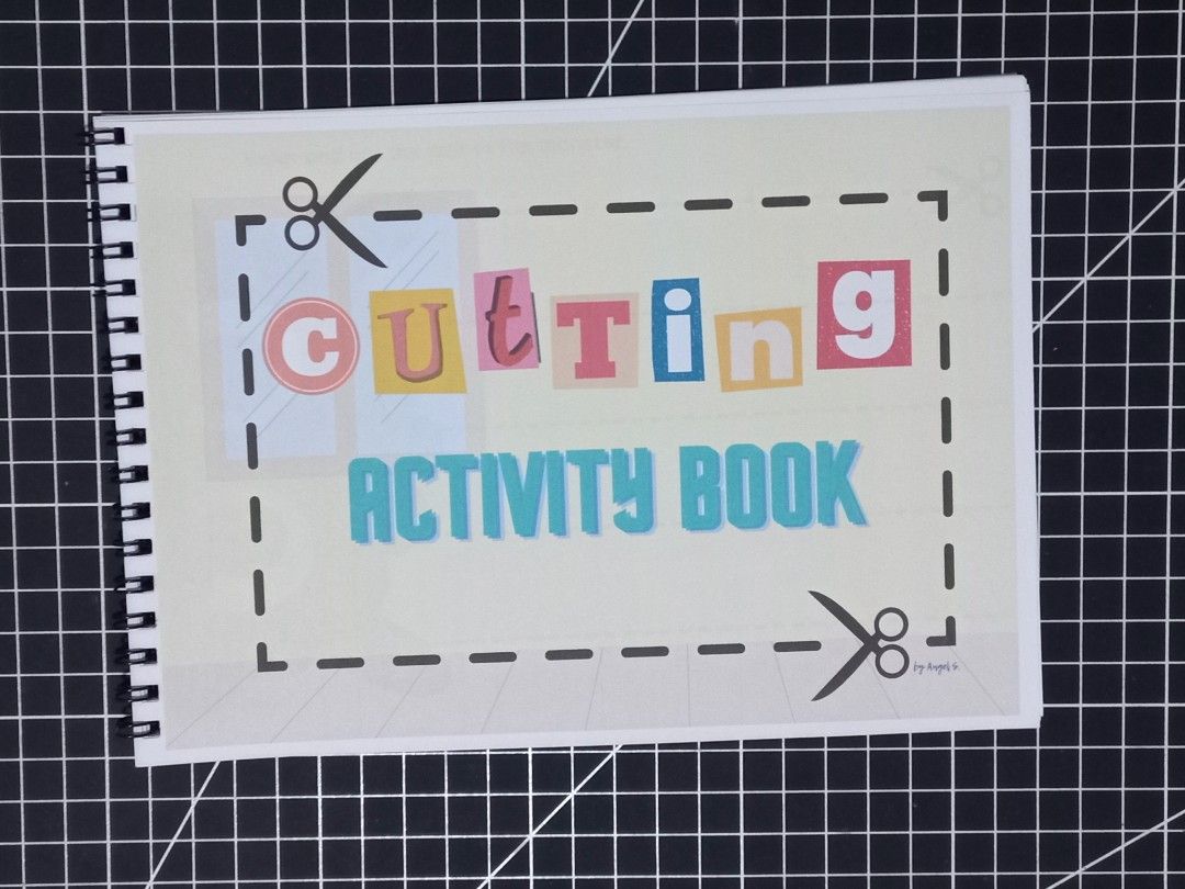 Cutting Activity Book, Hobbies & Toys, Books & Magazines, Children's ...