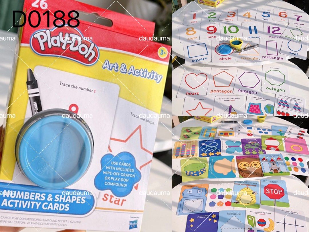 (D0188) Play-doh art activities cards 36m, 兒童＆孕婦用品, 嬰兒玩具 - Carousell