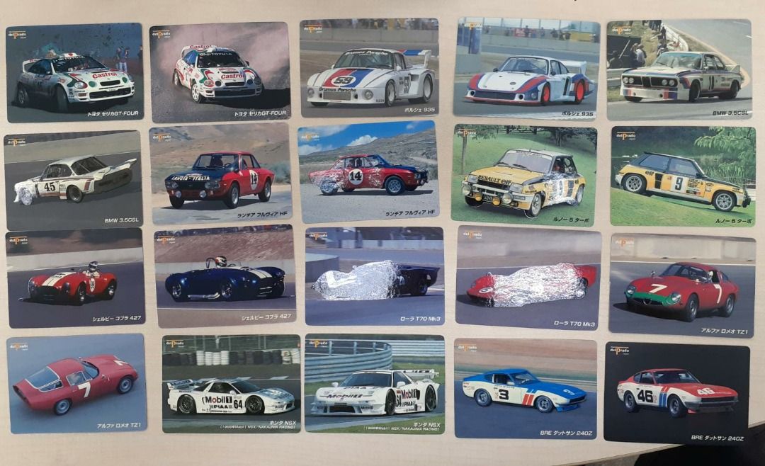 Del Prado Japan Racing Car Collection Card, 興趣及遊戲, 玩具 & 遊戲類 - Carousell