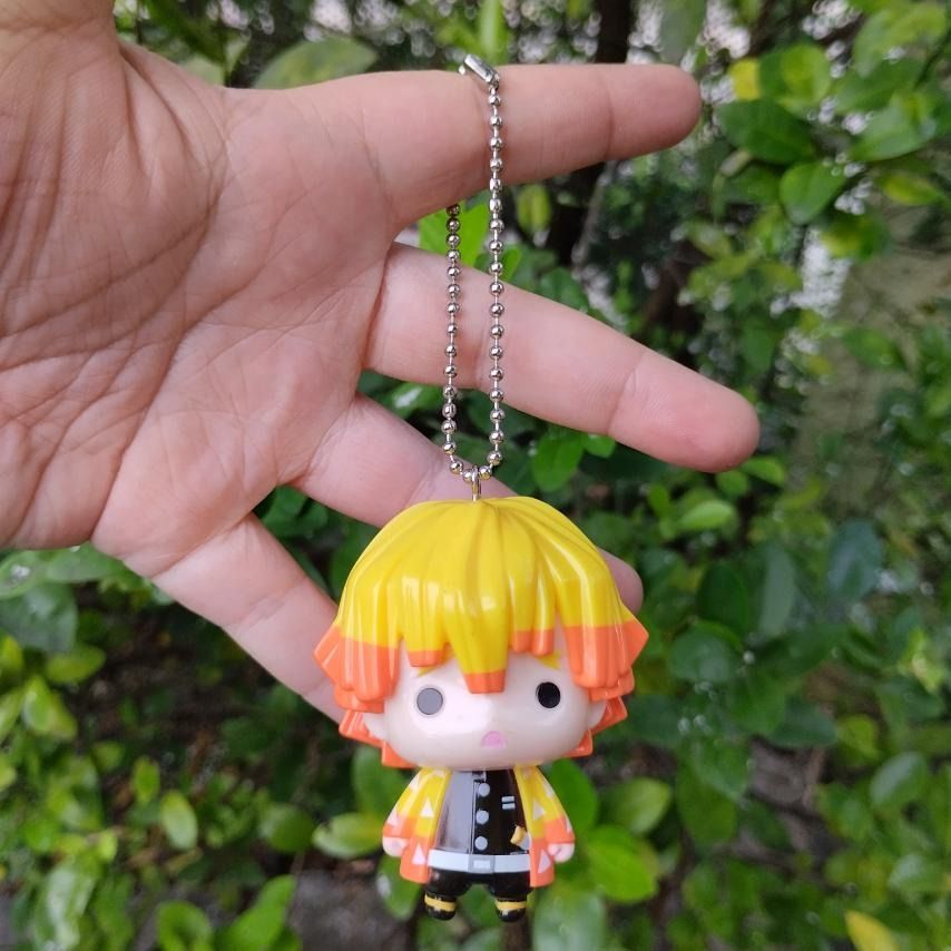 Demon Slayer Agatsuma Zenitsu Keychain, Hobbies & Toys, Toys & Games on ...