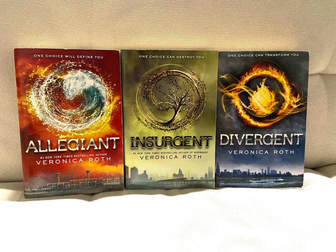 Divergent Trilogy (Complete set of 3) by Veronica Roth, Hobbies & Toys ...