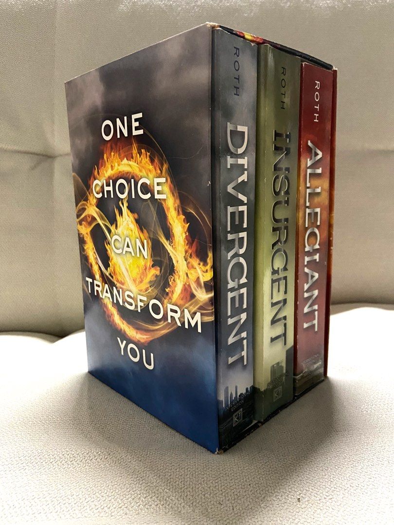 Divergent Trilogy (Complete set of 3) by Veronica Roth, Hobbies & Toys ...