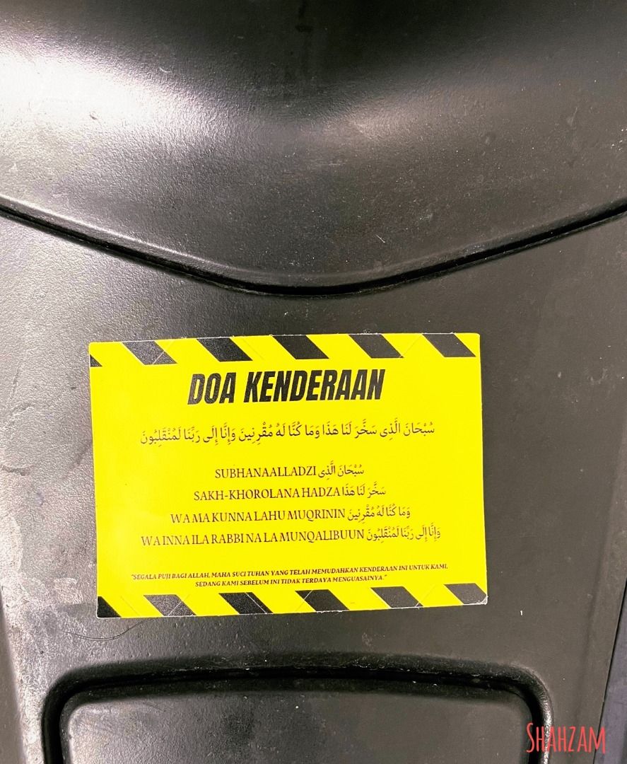 DOA KENDERAAN / PRAYER BEFORE BOARDING VEHICLE, Motorcycles, Motorcycle ...