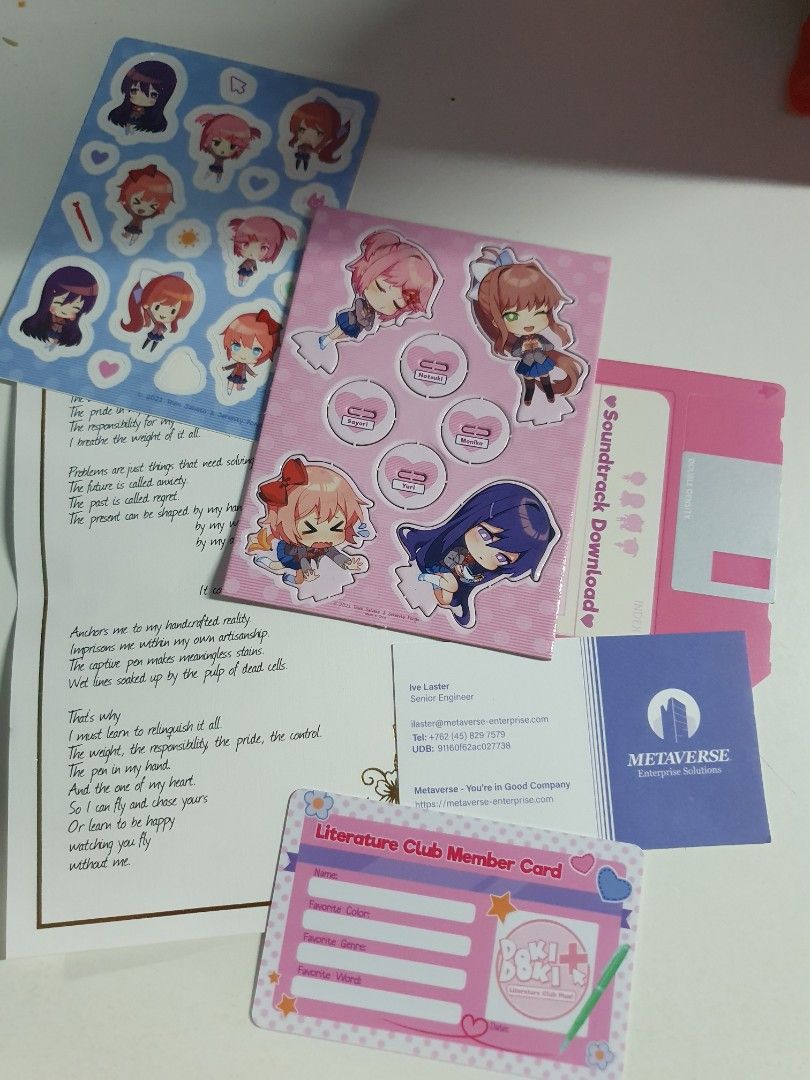 Doki Doki Literature Club Plus! (DDLC) Nintendo Switch Game, Video Gaming, Video Games, Nintendo ...