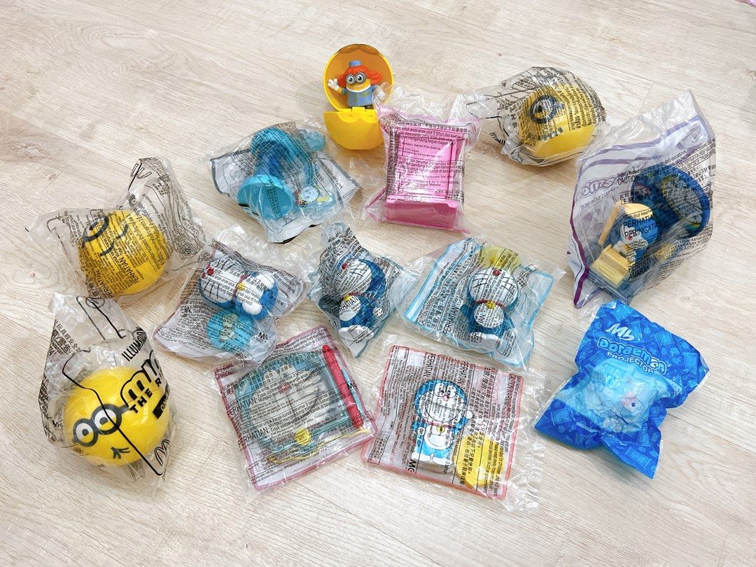 Doraemon & minion set toys, Hobbies & Toys, Toys & Games on Carousell