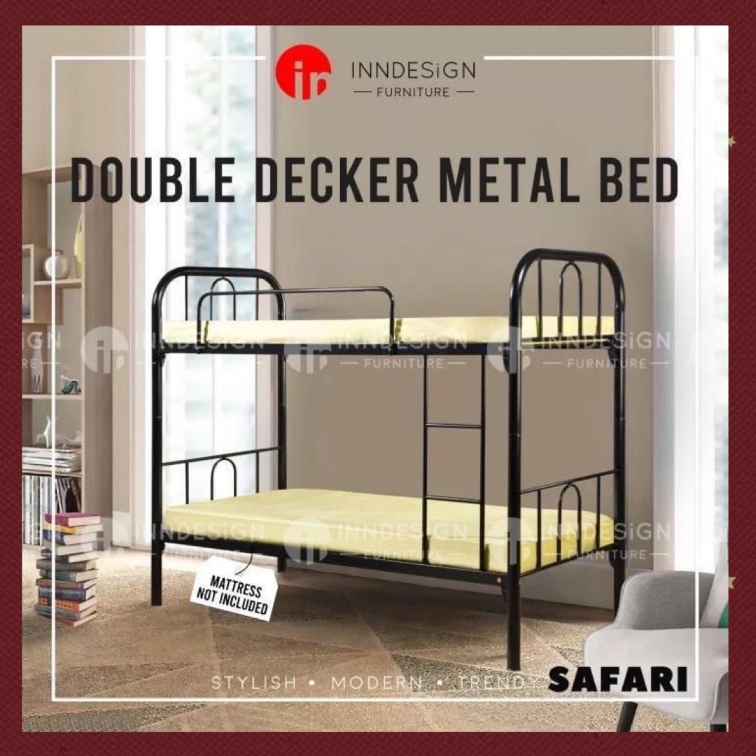 Double decker bed frame single size free shipp ing, Furniture & Home ...