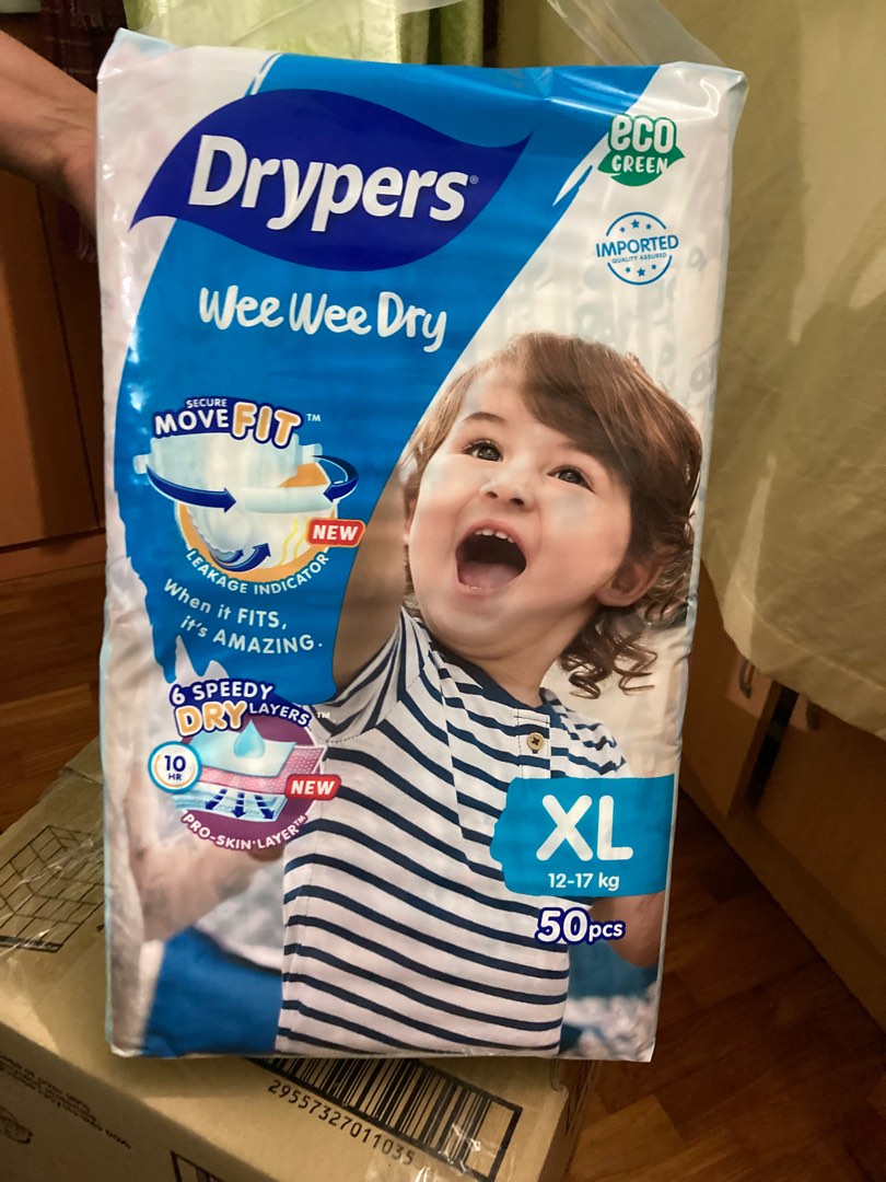 Drypers Wee Wee Dry, Babies & Kids, Bathing & Changing, Diapers & Baby ...