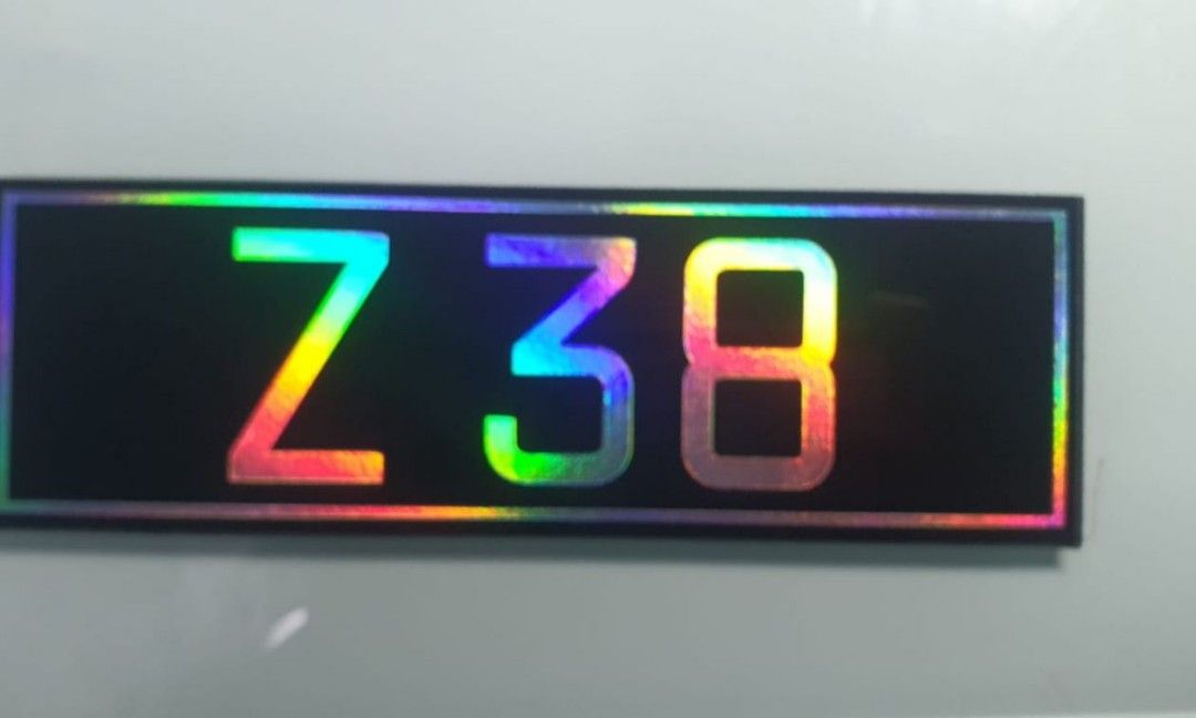 E Bike Acrylic Licence Plate, Sports Equipment, Bicycles & Parts ...