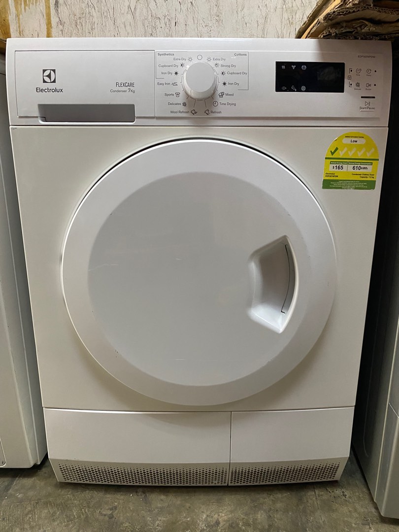 Electrolux 7KG Condenser Dryer, TV & Home Appliances, Washing Machines ...