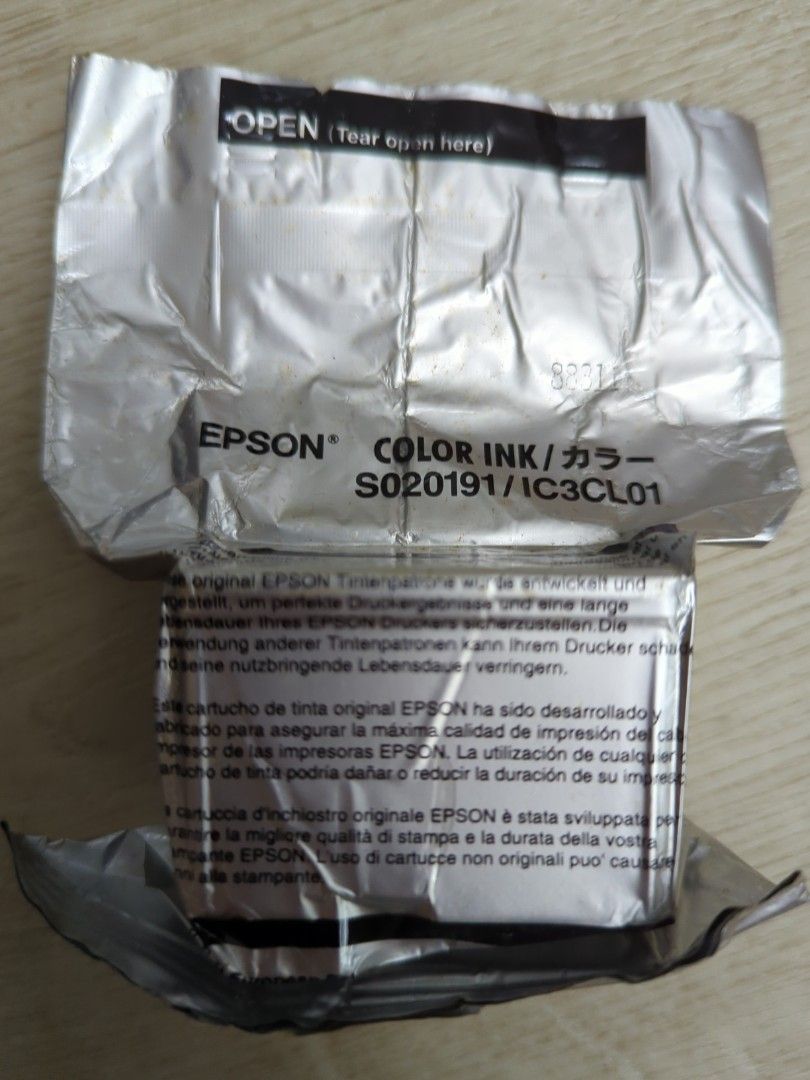 Epson colour ink s020191, Computers & Tech, Printers, Scanners ...