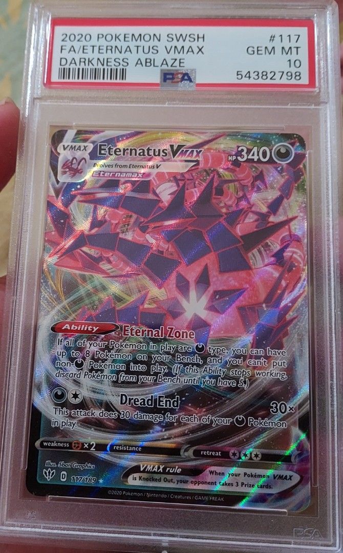 Eternatus Vmax PSA 10 Graded Pokemon, Hobbies & Toys, Toys & Games on ...