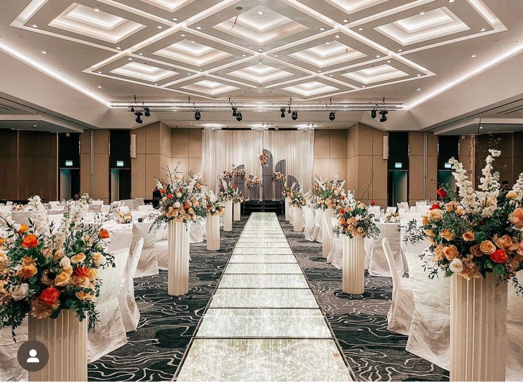 Platform Aisle Wedding
