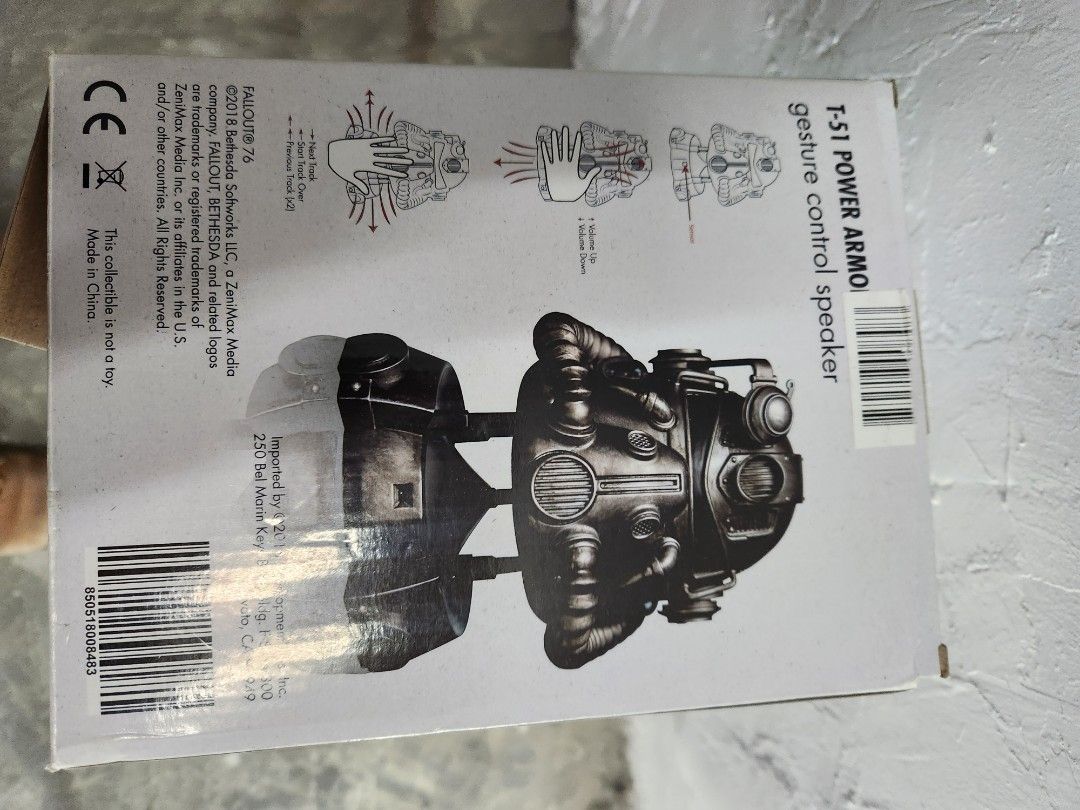 Fallout 76 psT-51 POWER ARMOR STATUE AND SPEAKER -, 音響器材, Soundbar、揚聲器 ...