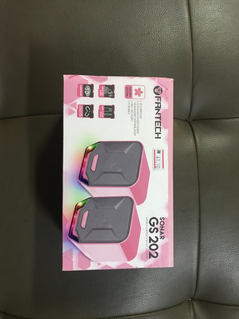 FANTECH SONAR GS 202 RGB SPEAKER - PINK, Computers & Tech, Parts & Accessories, Other ...