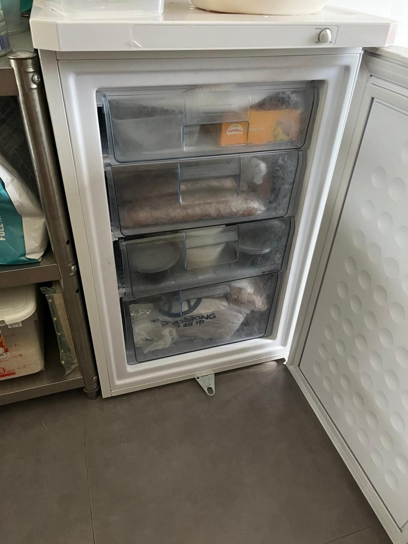 Farfalla 120L upright freezer, TV & Home Appliances, Kitchen Appliances ...