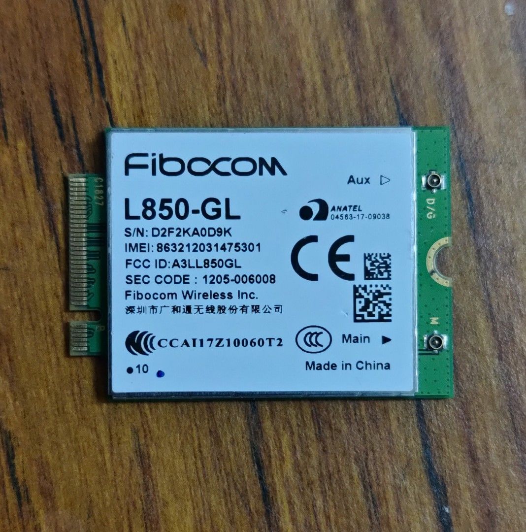 Fibocom L850-Gl 4G LTE, Computers & Tech, Parts & Accessories ...