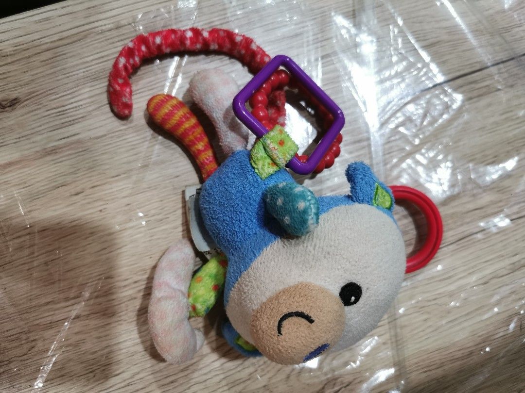 Fisher Price monkey pull soft toy, Babies & Kids, Infant Playtime on ...