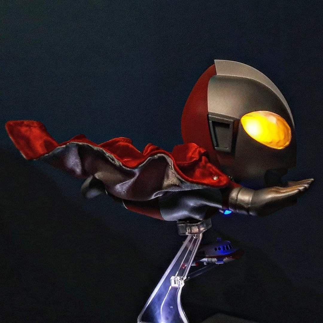 Floating Ultraman with magnetic base, Hobbies & Toys, Toys & Games on ...