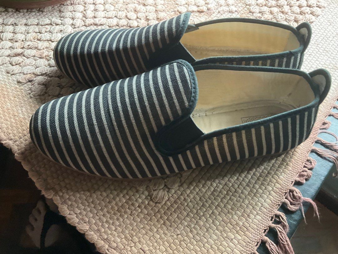 FLOSSY STYLE MADE IN SPAIN 42 Men NAVY WHITE STRIPES, Men's Fashion ...