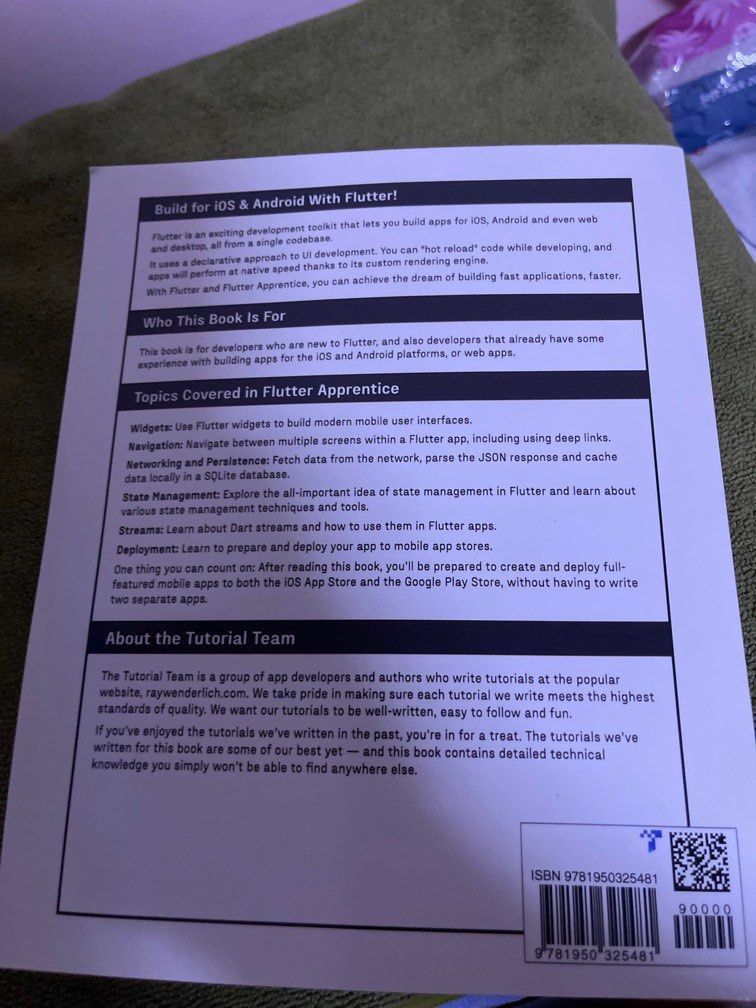 Flutter Apprentice Hobbies Toys Books Magazines Textbooks On