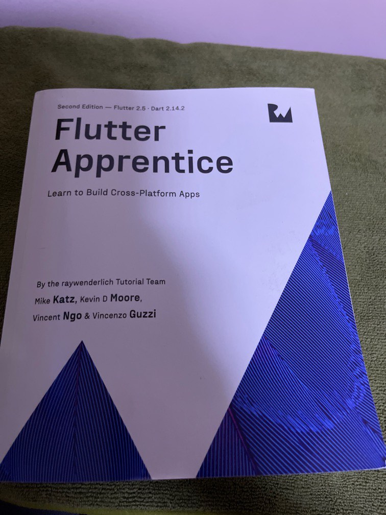 Flutter Apprentice, Hobbies & Toys, Books & Magazines, Textbooks on Carousell