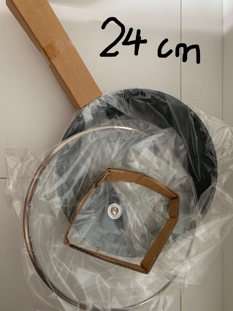 Amway iCook Non Stick Fry Pan with Lids (3 pcs set) 20cm 24cm 30cm ...