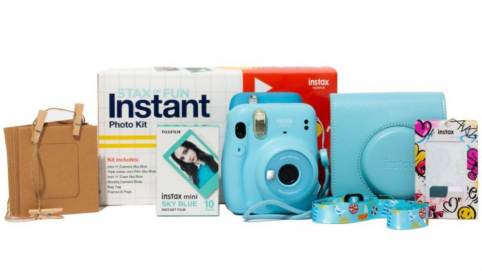 Fujifilm Instax Mini 11 Stax of Fun Sky Blue, Photography, Cameras on ...