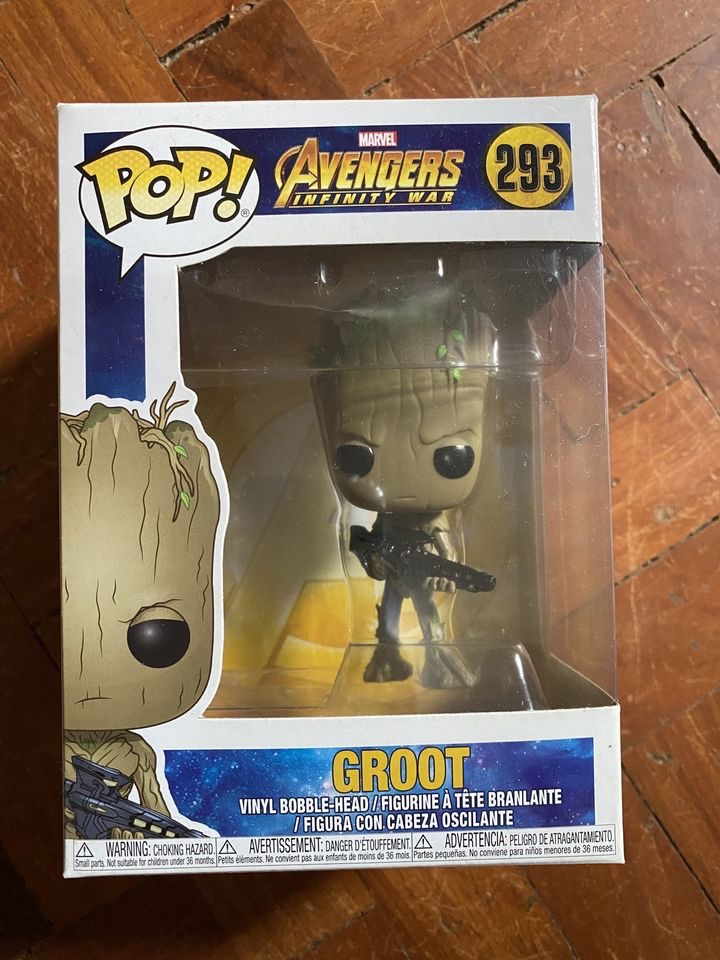 Funko Pop Groot (Infinity War) 293 (second hand), Hobbies & Toys, Toys ...