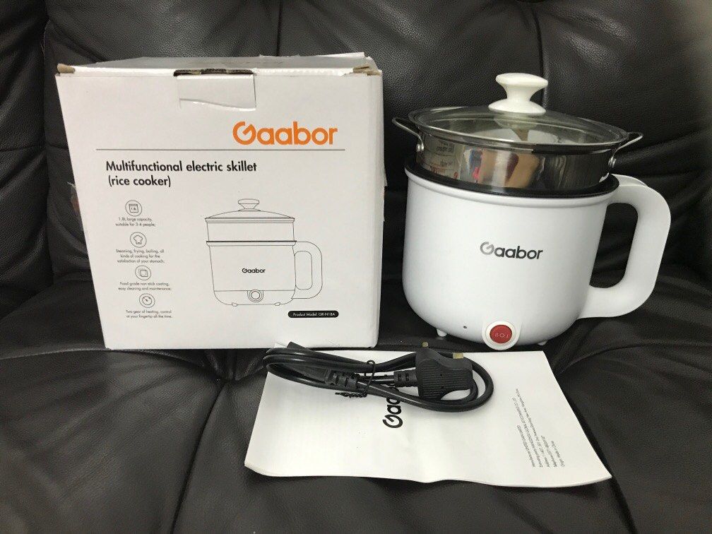 Gaabor multifunctional electric skillet(rice cooker) 1.8L, TV & Home ...