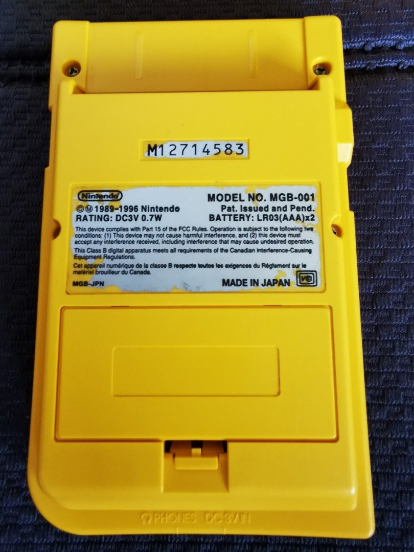 Gameboy pocket yellow, Video Gaming, Video Game Consoles, Nintendo on ...