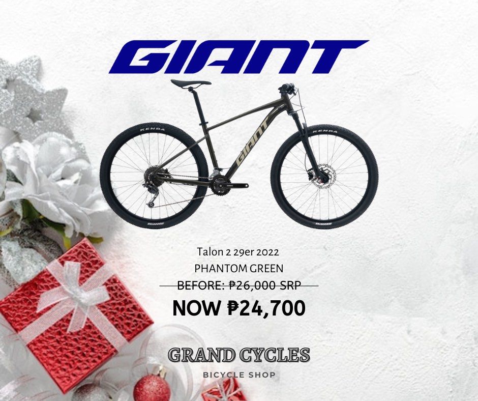 Giant Talon 2 - Phantom Green (Large) 29er, Sports Equipment, Bicycles ...