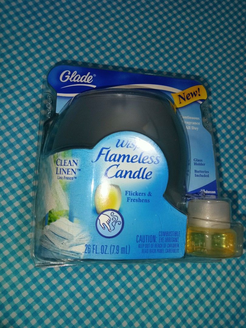 Glade Wisp Flameless Candle, Everything Else, Others on Carousell