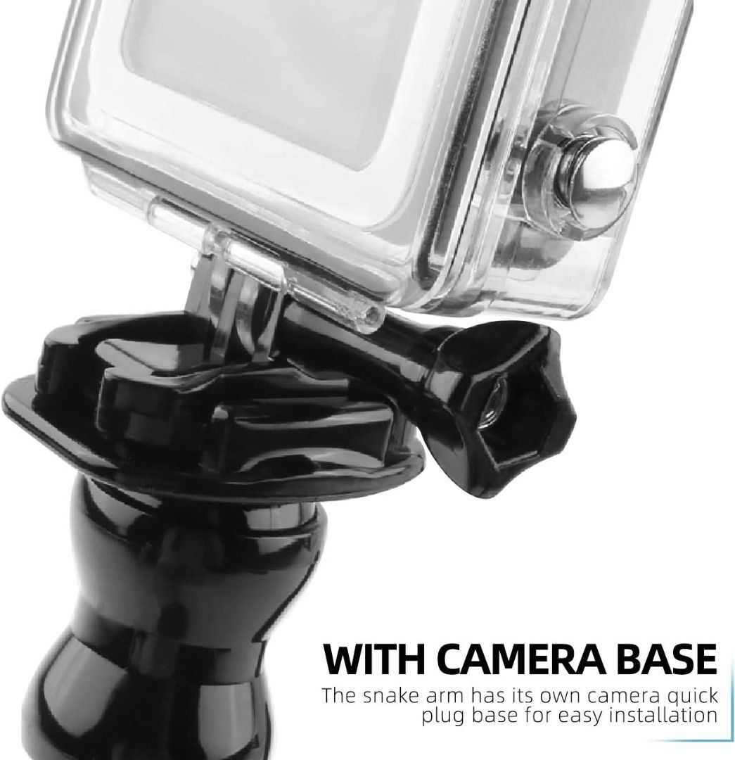 GoPro Flex Clamp Mount with Adjustable GooseNeck - 7 joints, 攝影器材, 攝影配件 ...