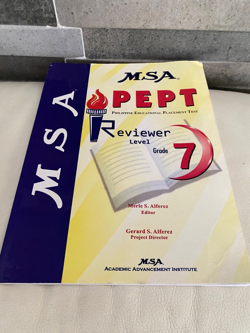 Grade 7 Reviewer Book MSA PEPT Hobbies Toys Books Magazines grade-7-reviewer-book-msa-pept-hobbies-toys-books-magazines