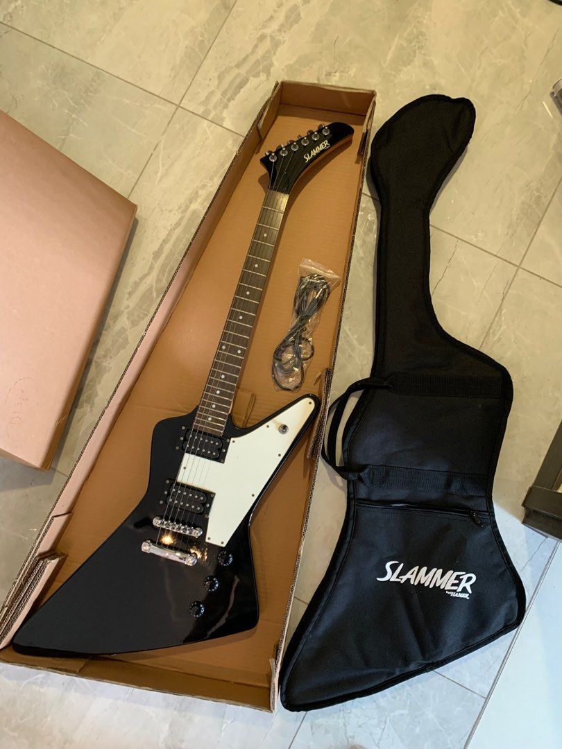 Hamer Slammer Explorer 1 - electric guitar, Hobbies & Toys, Music ...