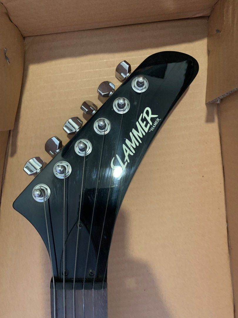 Hamer Slammer Explorer 1 - electric guitar, Hobbies & Toys, Music ...
